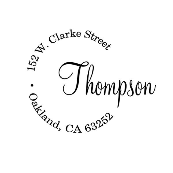 Personalized Return Address Stamp - Simply Sealed