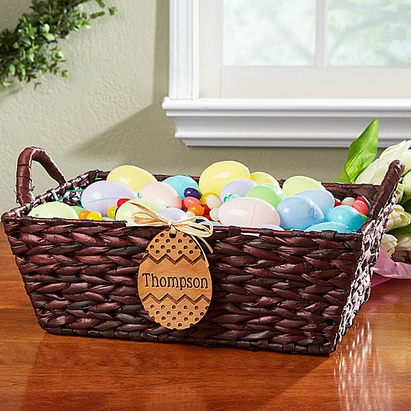 Personalized Easter Serving Basket - Easter Egg