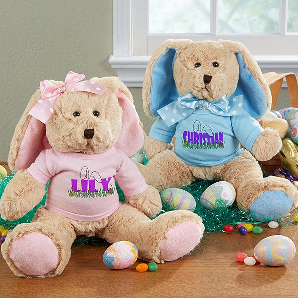 Personalized Plush Easter Bunny - Ears To You