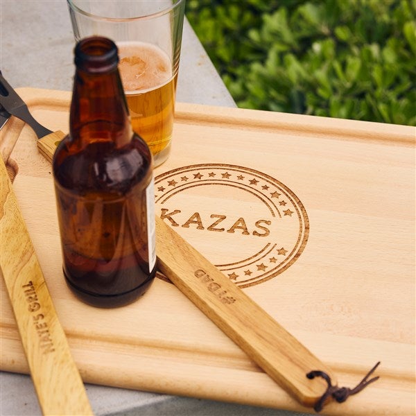 Personalized BBQ Grill Utensil Set - You Name It