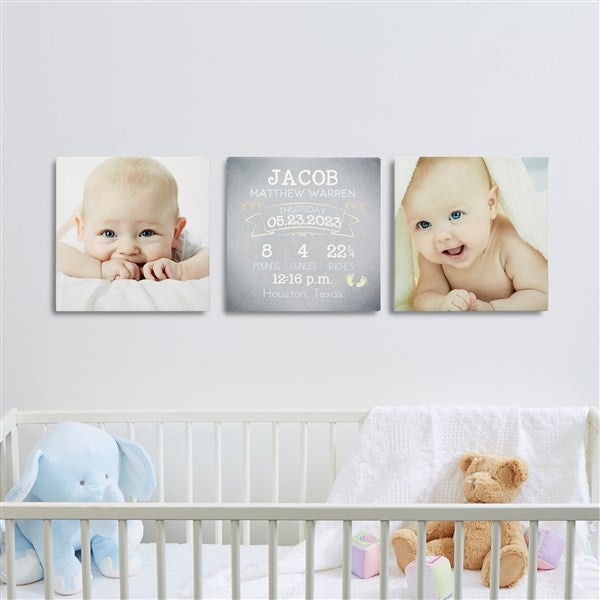 Personalized Baby Wall Art - Baby Birth Info