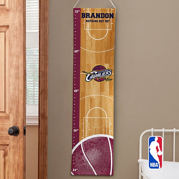 14712 - NBA Logo Personalized Growth Chart