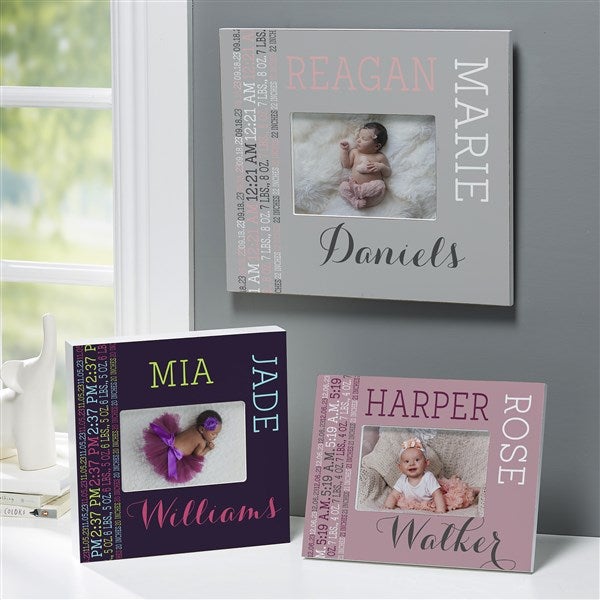 Personalized Picture Frame - Darling Baby Girl