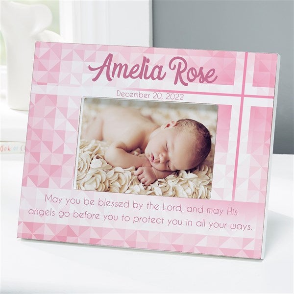 Personalized Christening Photo Frame - May You Be Blessed