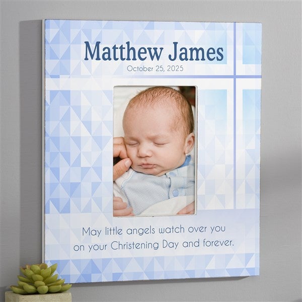 Personalized Christening Photo Frame - May You Be Blessed