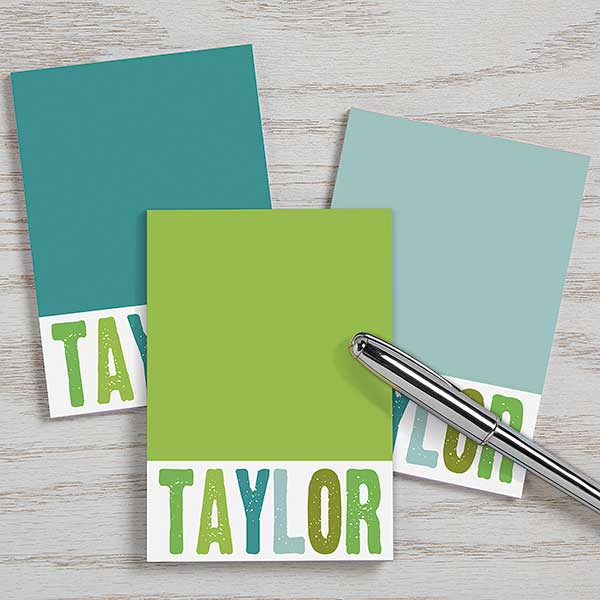 Personalized Mini Notepad - All Mine!