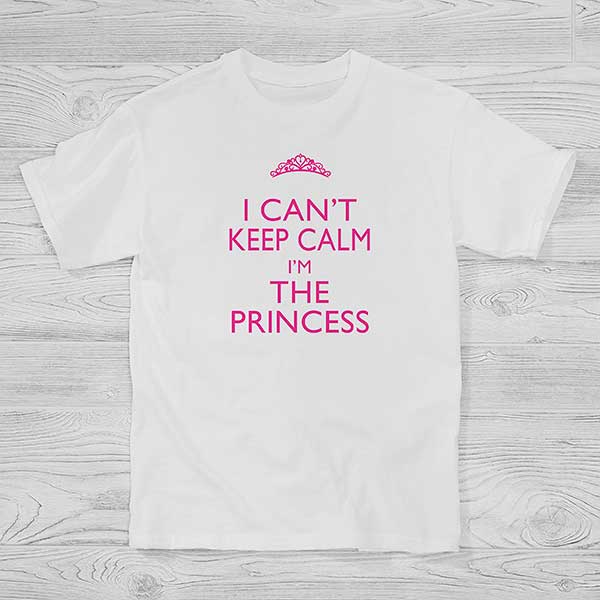 15421 - Keep Calm Personalized Kids Shirts