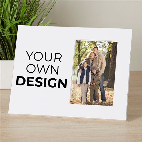 Design Your Own Personalized Offset Frame - White