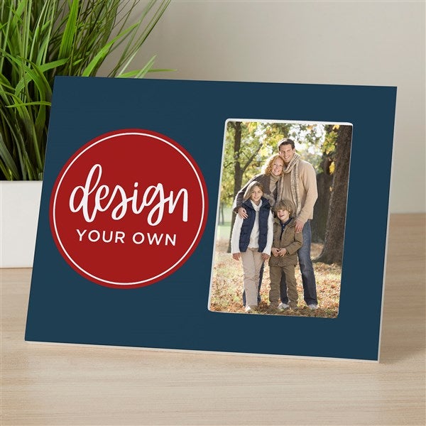 Design Your Own Personalized Offset Frame - Navy Blue