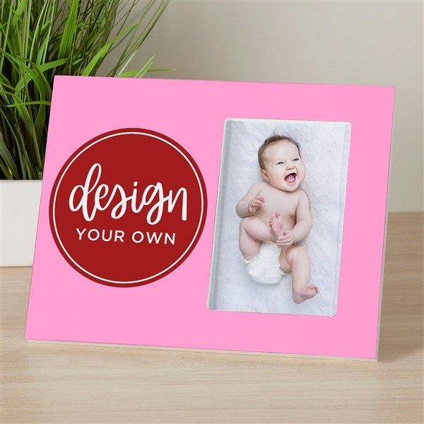 Design Your Own Personalized Offset Frame - Pink