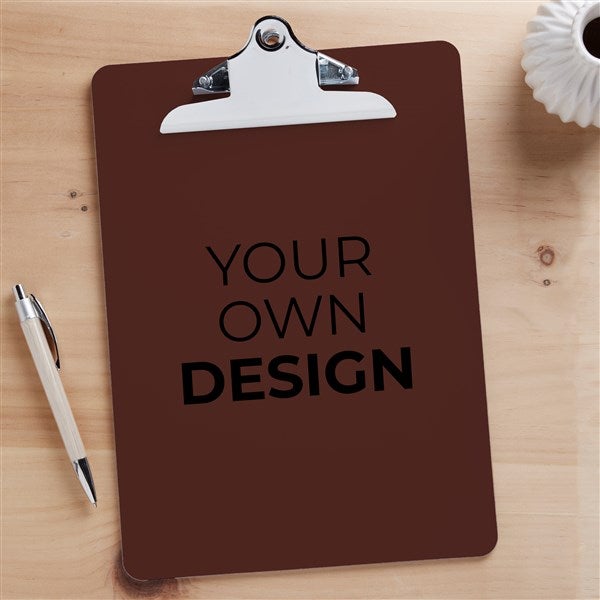 Design Your Own Personalized Clipboard- Brown
