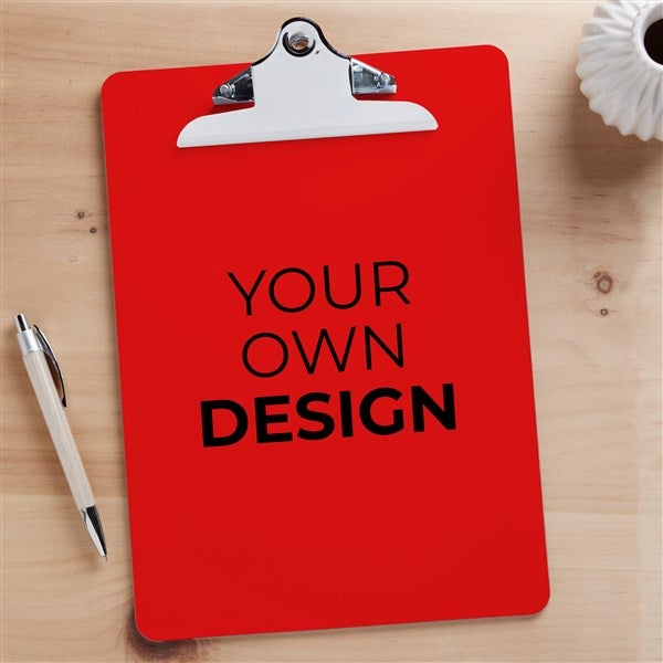 Design Your Own Personalized Clipboard- White