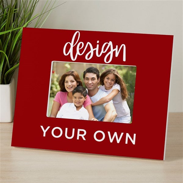 Design Your Own Personalized Picture Frame - Red