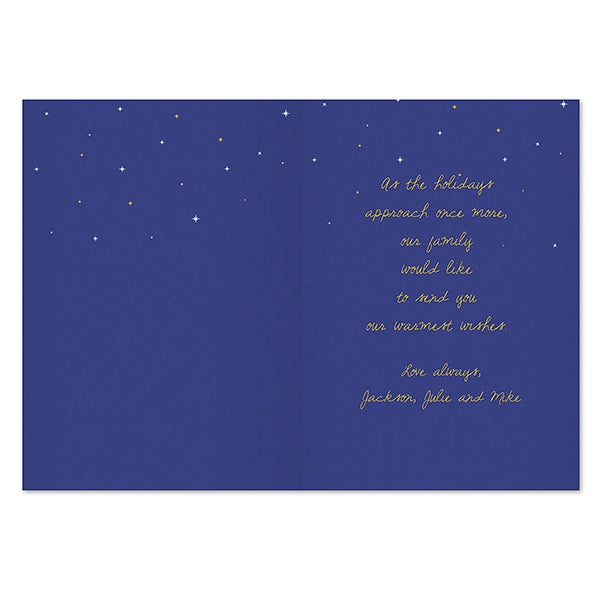 Personalized Christmas Cards - Silent Night