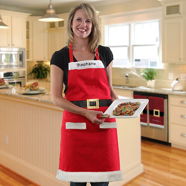 16470 - Embroidered Santa Ladies Apron