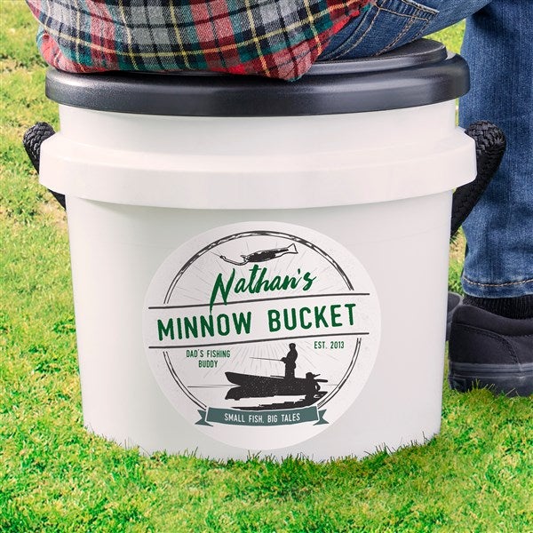Personalized Fishing Cooler - Bait Bucket