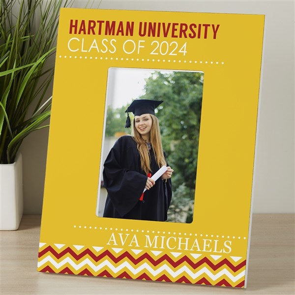 School Memories Personalized Graduation 4x6 Tabletop Frame Vertical
