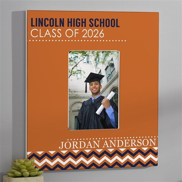 School Memories Personalized Graduation 4x6 Tabletop Frame Vertical