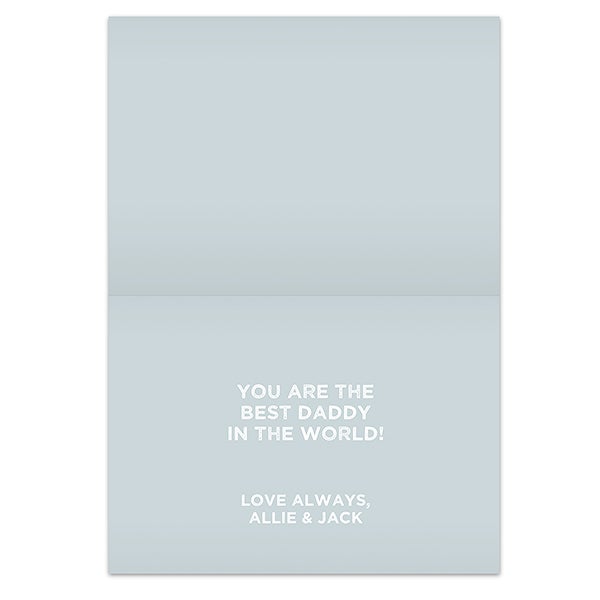 Personalized Photo Greeting Card - Loving Him