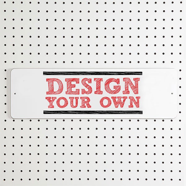 Design Your Own Personalized 20 x 6 Street Sign