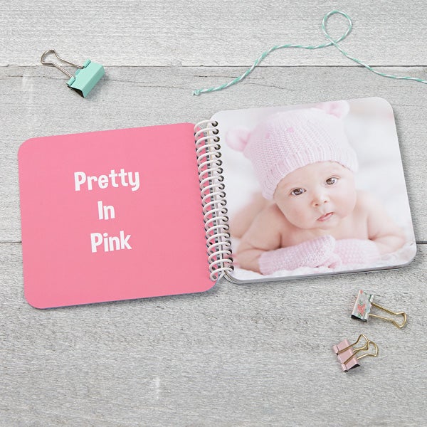 Baby Keepsake Soft Cover Mini Photo Book - Pastel