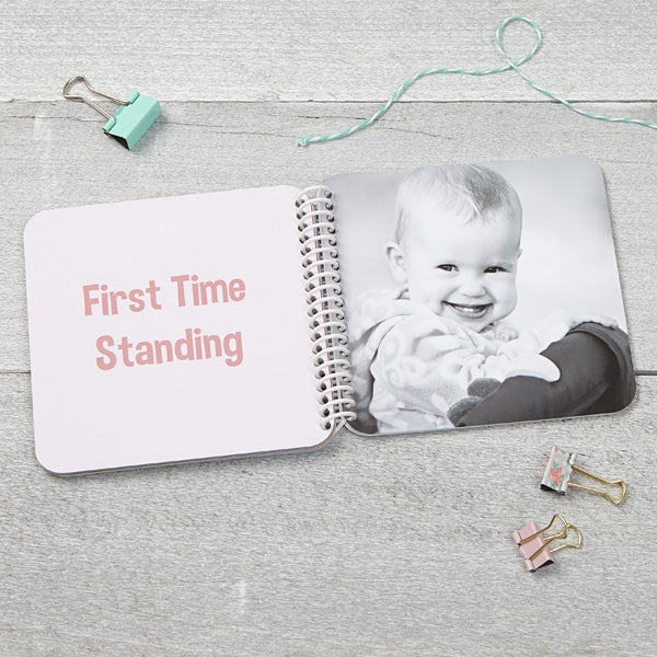Baby Keepsake Soft Cover Mini Photo Book - Pastel