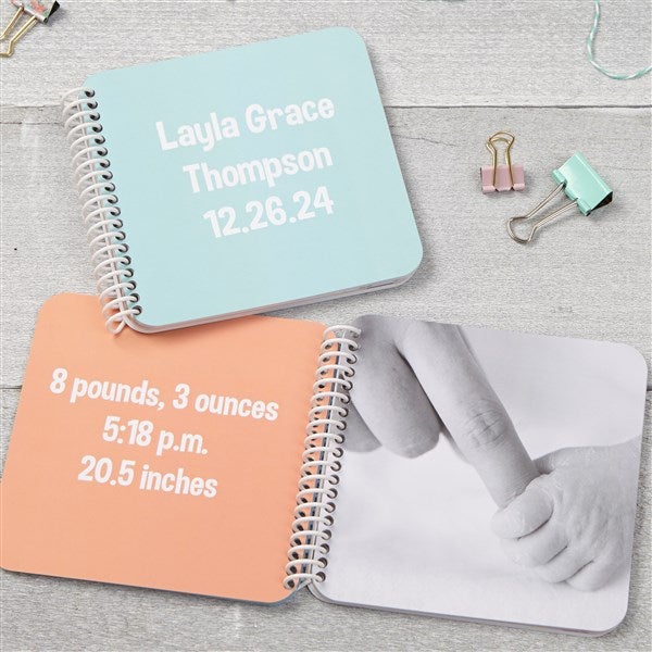 Baby Keepsake Soft Cover Mini Photo Book - Bright Colors