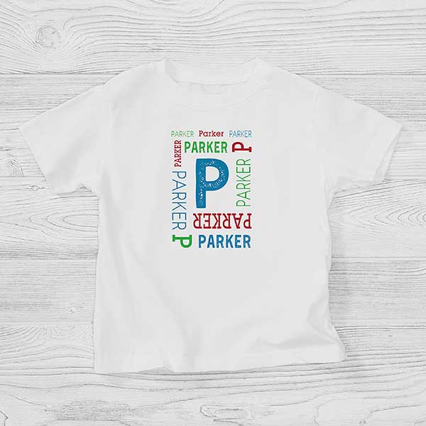 Personalized Kids Apparel - Repeating Name