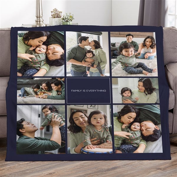 Personalized Photo Blankets - Photomontage