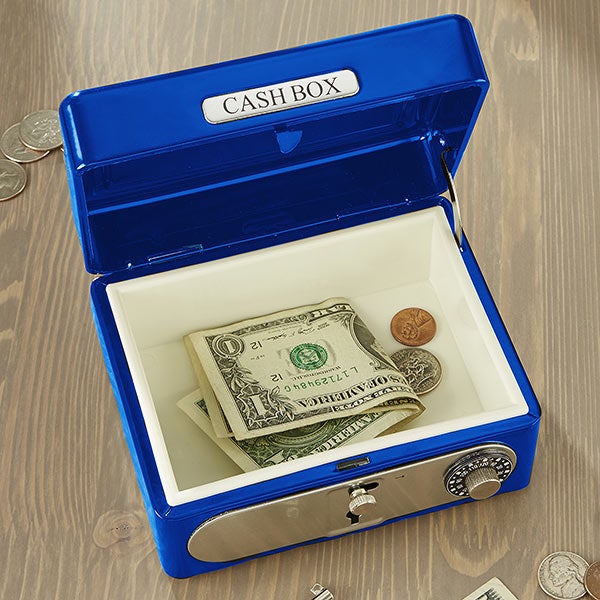 Personalized Kids Cash Box - For Boys