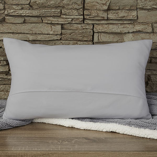 Custom Photo Lumbar Pillow