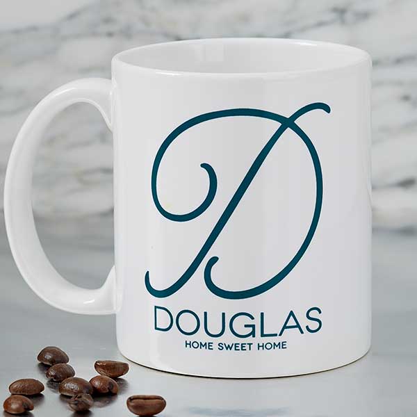 Personalized Coffee Mugs - Name & Initial