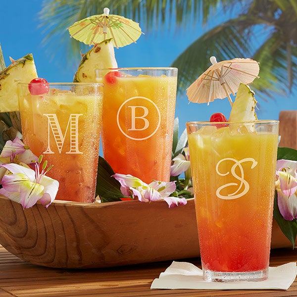 Custom Engraved Drinking Glasses - Classic Celebrations