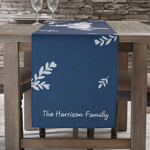 Personalized Table Runners - Cozy Home