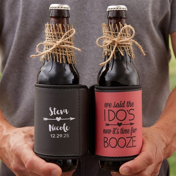 Personalized Coozies - Wedding Can & Bottle Wraps