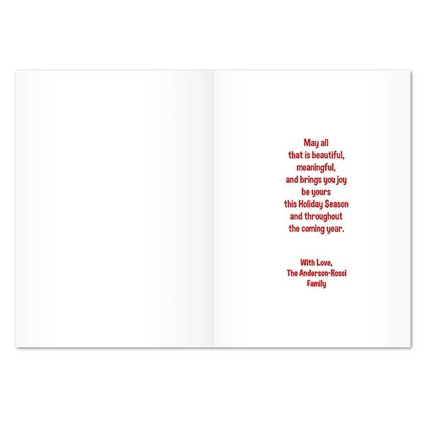 Christmas Family Tree Holiday Card