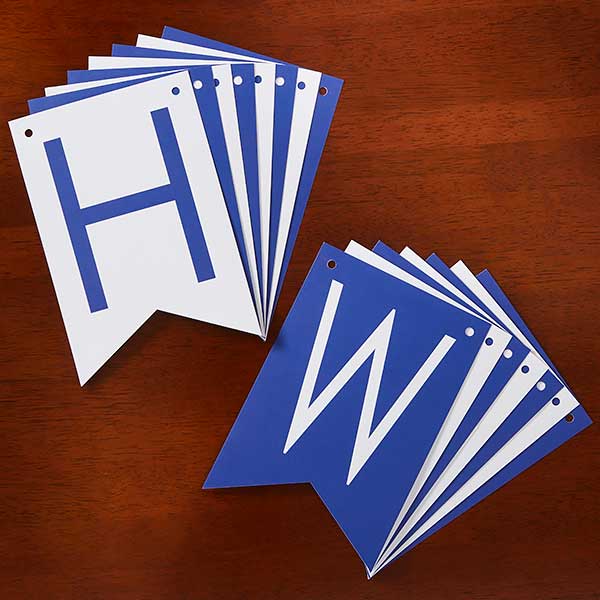Personalized Welcome Home Bunting Banner