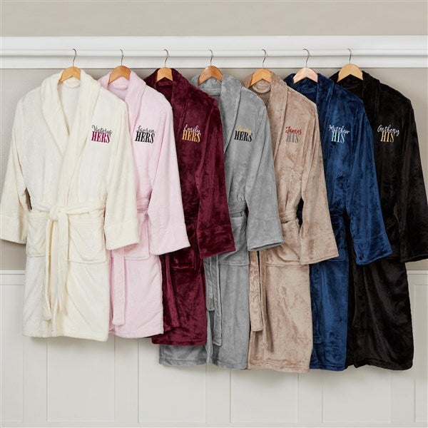 Personalized His & Hers Luxury Robes