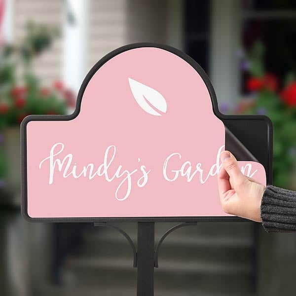 Personalized Magnetic Garden Sign - Expressions