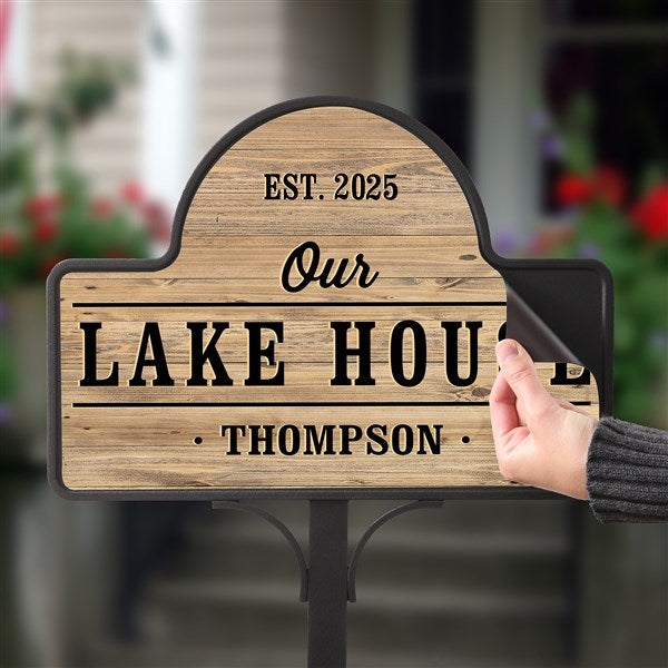 Personalized Magnetic Garden Sign - Home Away From Home