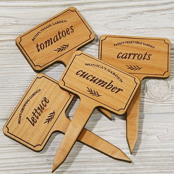Personalized Plant Markers - Vegetable Garden
