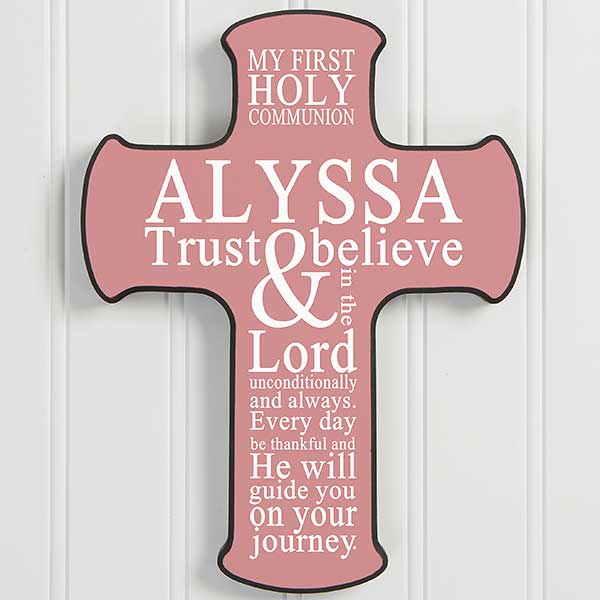 First Communion Personalized 9.5-inch Cross - First Communion Gifts