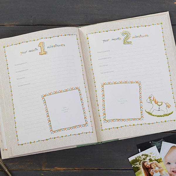 Personalized Baby Memory Book - Made With Love