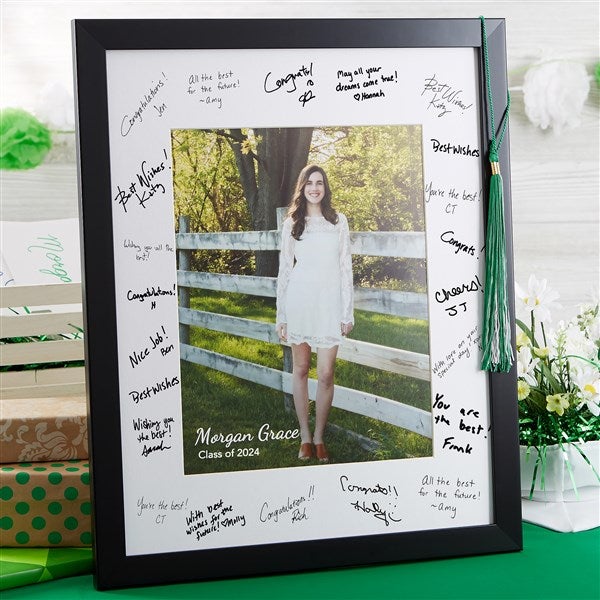 Personalized Signature Picture Frame - Graduation Party