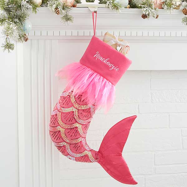 21011 - Mermaid Personalized Christmas Stocking