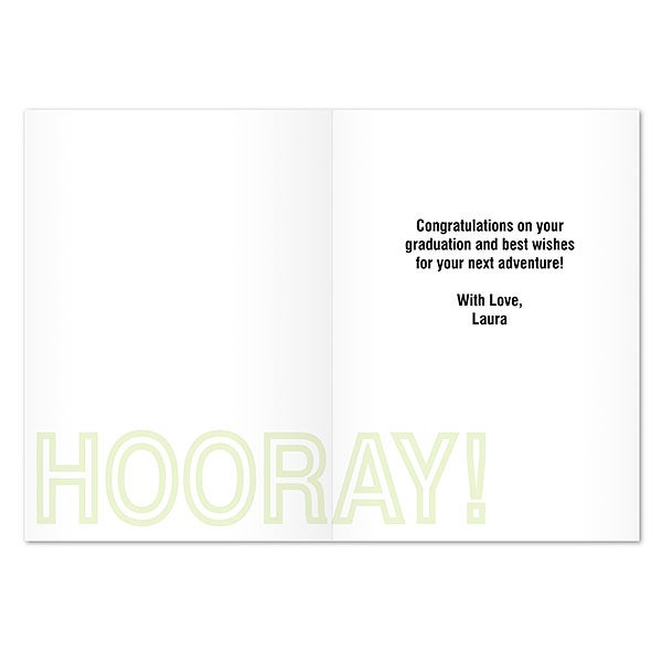 Personalized Congratulations Card - Bold Congrats