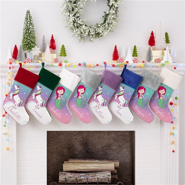 21888 - Magical Characters Personalized Christmas Stockings