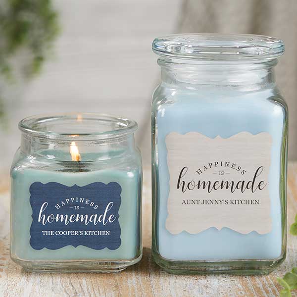 Happiness Is Homemade 10 oz Cinnamon Scented Candle Jar - For The Home