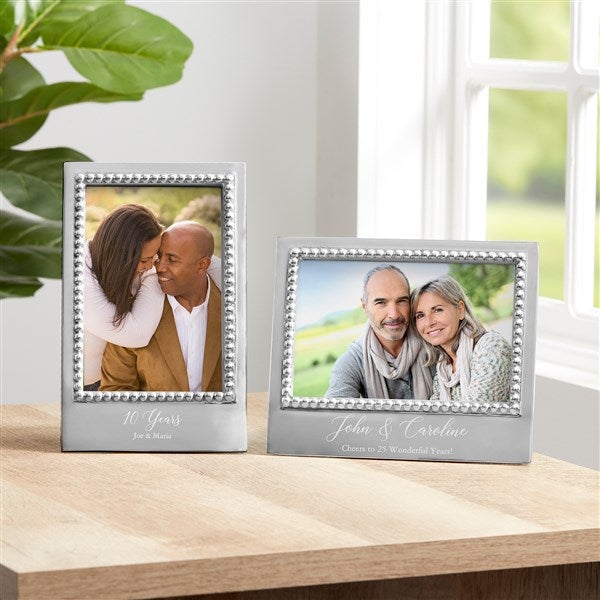 Mariposa Personalized Anniversary Statement Frame - Vertical