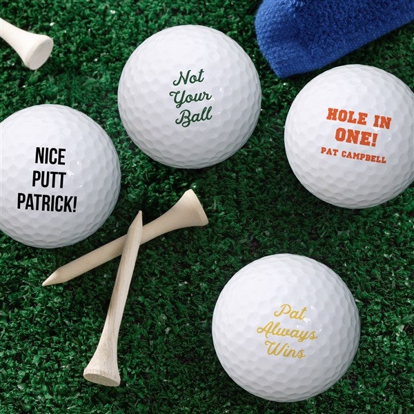 Sports Expressions Personalized Golf Balls